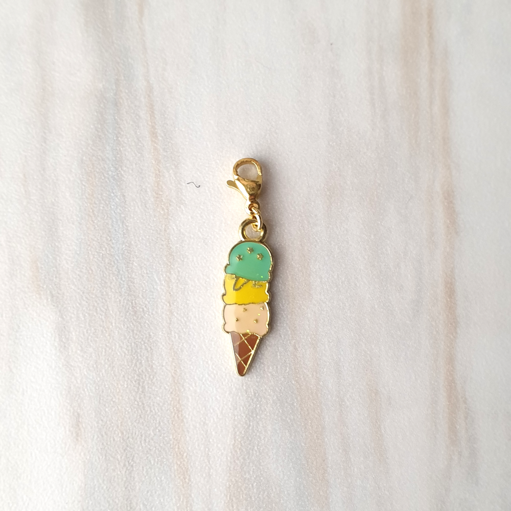 Ice Cream Cone Charm – Alchemista